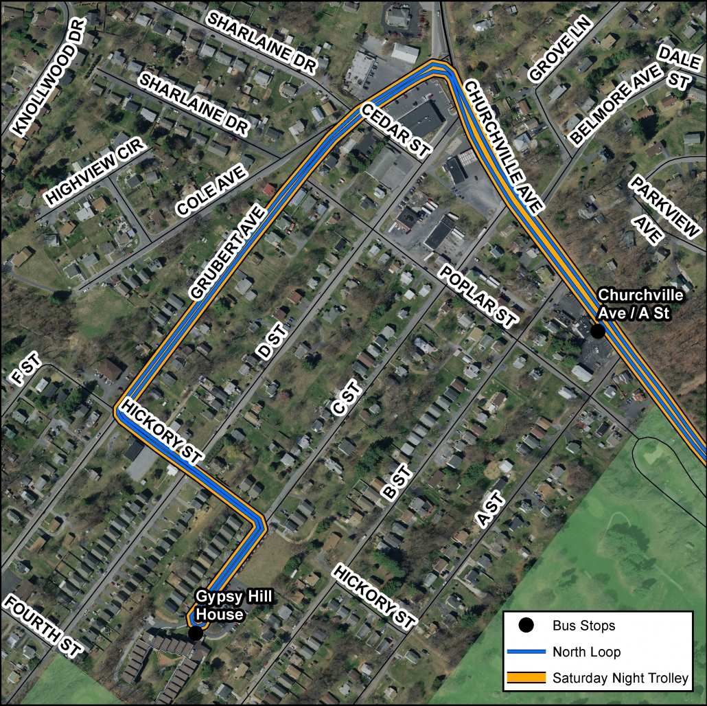 C Street (Staunton) Reroute - BRITE Bus Transit Service