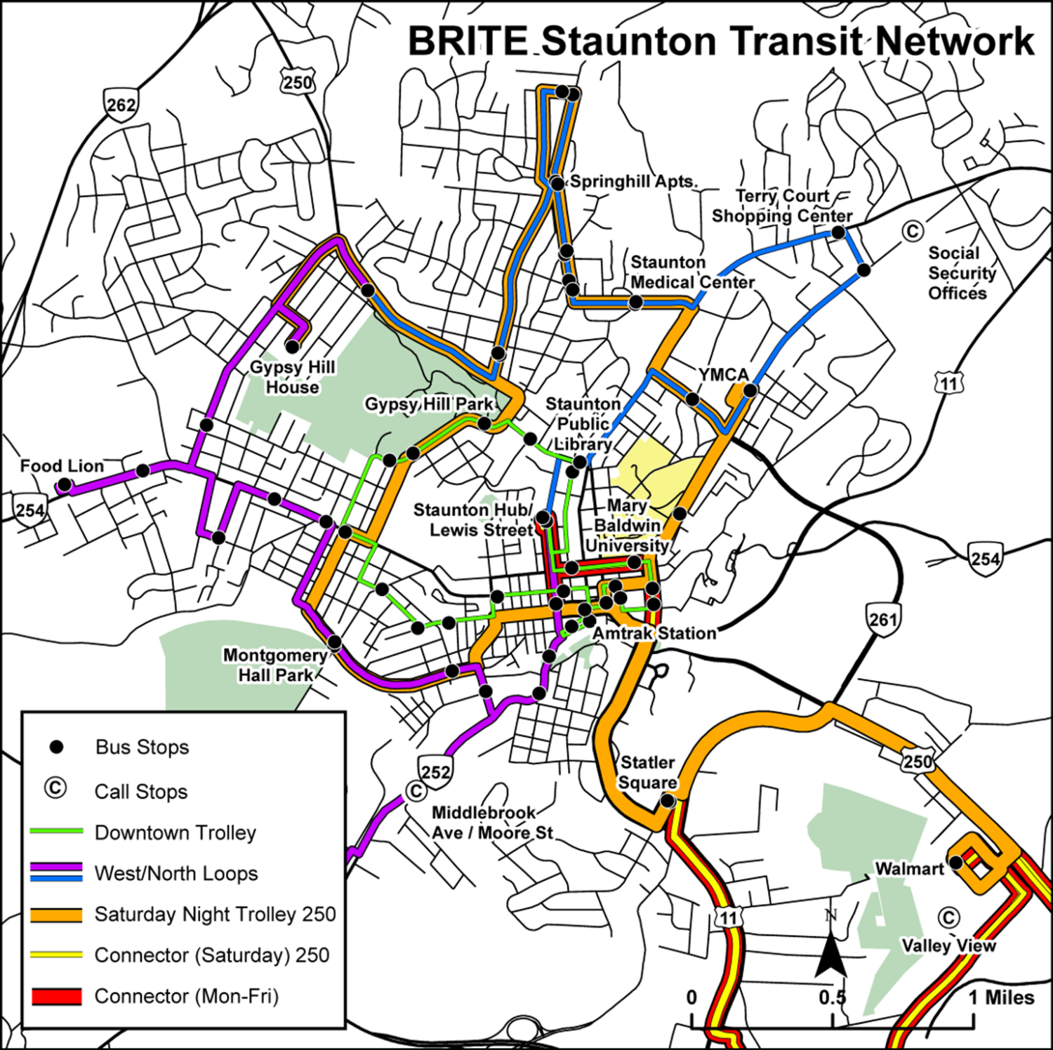 West / North Loop and Staunton Downtown Trolley Route and Schedule ... West / North Loop and Staunton Downtown Trolley Route and Schedule ...
